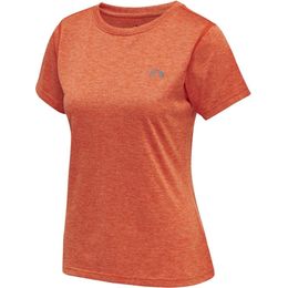 Newline T-Shirt Women Statement Damen in SPICY ORANGE MELANGE | Gr.: XS