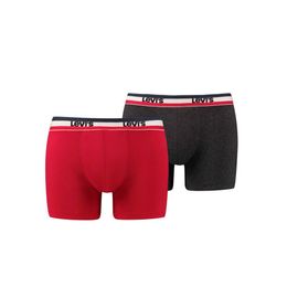 Levi's Levi ́s BoxershortsLEVIS Men Sprtswr Logo Boxer 2Pin786 - Red / Black | Gr.: M