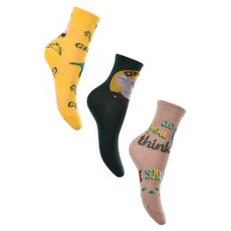 Peppa Pig 3er-Set: Socken Strümpfe in Mehrfarbig | Gr.: 27-30