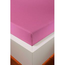 bellana jersey Spannbetttuch Edel-Jersey Elasthan in pink | Gr.: 90 x 200