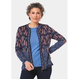 GOLDNER Strickjacke in bunt / gemustert | Gr.: 40