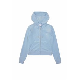 Juicy Couture Zip-Kapuzenpullover in powder blue | Gr.: L