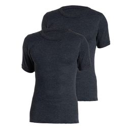 Haasis Bodywear 2er-Set: Shirt in schwarz | Gr.: M
