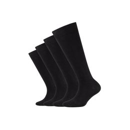 Camano 4er-Set: Socken in Schwarz | Gr.: 27-30