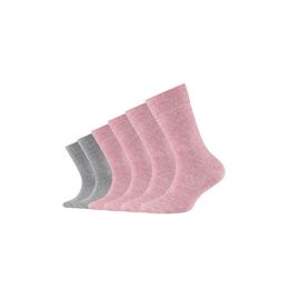 Camano 6er-Set: Socken in Grau/ Rosa | Gr.: 27-30
