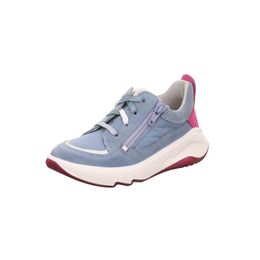 Superfit Leder-Sneakers "Melody" in Hellblau | Gr.: 31