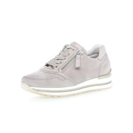 Gabor Comfort sportlicher Schn&uuml;rer in Beige | Gr.: 37,5