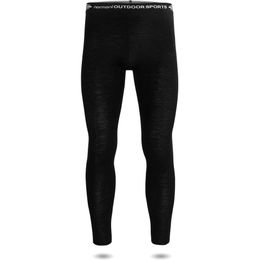 Normani Outdoor Sports Herren Merino Unterhose Sydney in Schwarz | Gr.: L