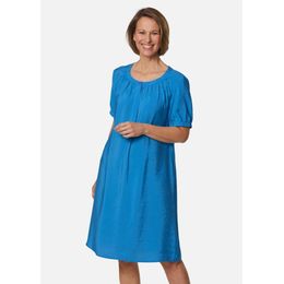 GOLDNER Kleid Sommerliches Kleid in jeansblau | Gr.: 46