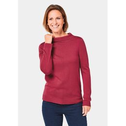 GOLDNER Pullover Aufwendig gearbeiteter Pullover in rot | Gr.: 44