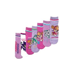ONOMATO! 7er-Set: Socken SneakerPaw Patrol Skye Cat Pack Power in Mehrfarbig | Gr.: 31-34