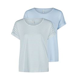 Only T-Shirt MOSTER 2er Pack in Blau | Gr.: S