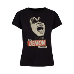 F4NT4STIC Box T-Shirt Kiss Rock Music God in schwarz | Gr.: S