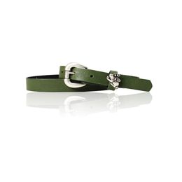 Fronhofer Ledergürtel in Khaki | Gr.: 60 cm