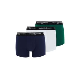 WESTMARK LONDON Retro Short / Pant Oscar in Navy / White / Green | Gr.: XXL