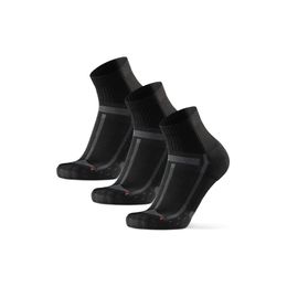 DANISH ENDURANCE Socken Long Distance in Black/Grey | Gr.: 39-42