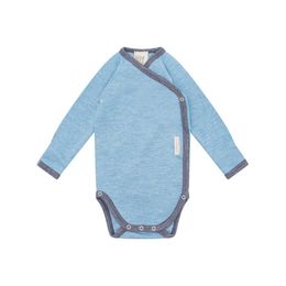 Comazo Earth Body mit Wolle-Seide in Hellblau-Melange | Gr.: 86/92