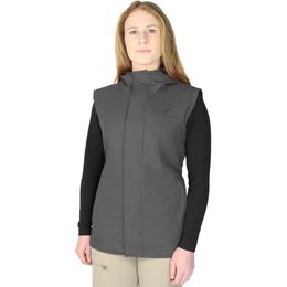 Normani Outdoor Sports Damen Hardshellweste Kolumbus in Grau | Gr.: M