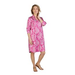 WHITE LABEL Hemdblusenkleid in pink | Gr.: 38