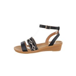 Ital-Design Sandale & Sandalette in Schwarz | Gr.: 41