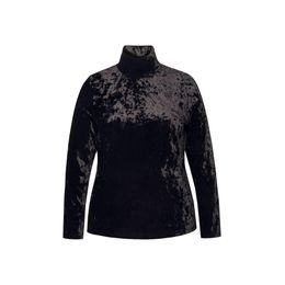 Ulla Popken Longsleeve in schwarz | Gr.: 42-44