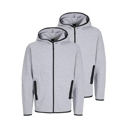 Jack & Jones Jack & Jones Sweatjacke / Hoodie Fusion in Light grey | Gr.: S