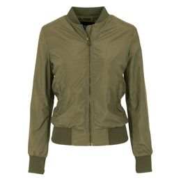 Urban Classics Damen Ladies Light Bomber Jacket in olive | Gr.: M