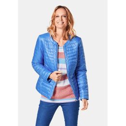 GOLDNER Outdoorjacke Steppjacke in zart gl&auml;nzender Qualit&auml;t in azurblau | Gr.: 40