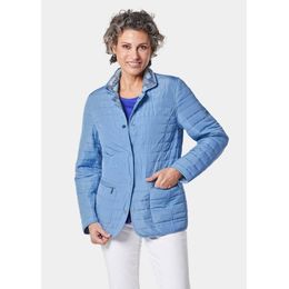 GOLDNER Leichte Steppjacke mit Wendefunktion in riviera / gebl&uuml;mt | Gr.: 50