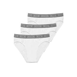 Haasis Bodywear 3er-Set: Slip in wei&szlig; | Gr.: L