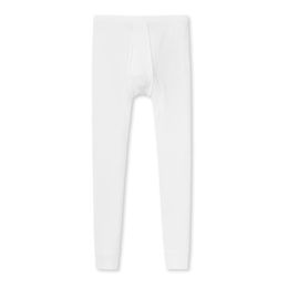 Schiesser Lange Unterhose Original Doppelripp in Wei&szlig; | Gr.: 5