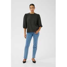 Kaffe Langarm-Shirt KAjanna Regular fit in Black Oyster | Gr.: S