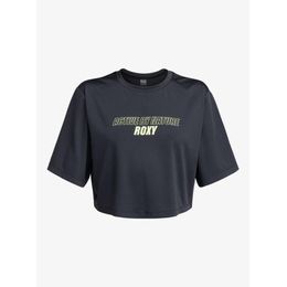 Roxy Funktions T-Shirt Bauchfrei Beach Bound in Black | Gr.: S
