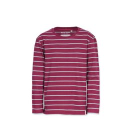 Band of Rascals Longsleeve " Striped " in bordeaux | Gr.: 140