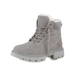 VAN HILL Worker Boots Madison in Grau | Gr.: 37