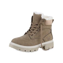 VAN HILL Worker Boots Madison in Khaki | Gr.: 41
