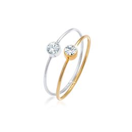 Elli Ring 925 Sterling Silber Ring Set in Silber | Gr.: 60