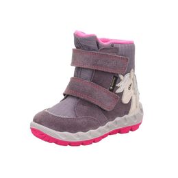 Superfit Leder-Winterstiefel "Icebird" in Violett/ Pink | Gr.: 25