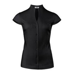 Vincenzo Boretti Bluse tailliert in schwarz | Gr.: 38