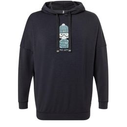 super.natural Merino Hoodie W SNOW CAT HOODIE in Schwarz | Gr.: XS