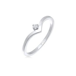 Elli DIAMONDS Ring 925 Sterling Silber in Silber | Gr.: 52
