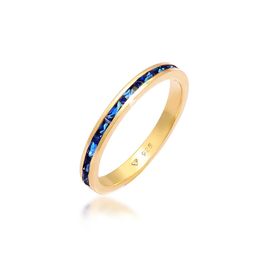 Elli Ring 925 Sterling Silber in Gold | Gr.: 56