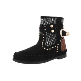 Ital-Design Stiefelette in Schwarz | Gr.: 36