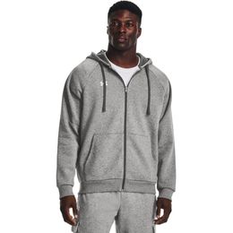 Under Armour Hoodie "UA Rival Fleece Fullzip Hoodie" in Grau | Gr.: L