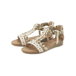 Lascana Sandale in beige | Gr.: 42