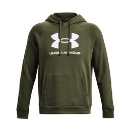 Under Armour Hoodie "UA Rival Fleece Logo Hoodie" in Grün | Gr.: L