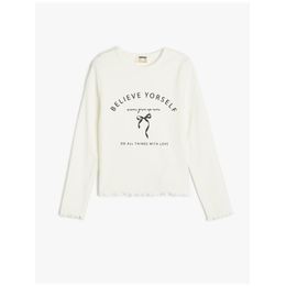 KOTON T-shirt in Ekru | Gr.: 6-8 Jahre
