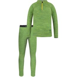 Normani Outdoor Sports Merino Oberteil &bdquo;Nyapari&ldquo; und Merino Hose &bdquo;Mackay&ldquo; in Gr&uuml;n | Gr.: 158/164