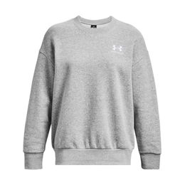 Under Armour Pullover "Essential Flc Os Crew" in Grau | Gr.: XS