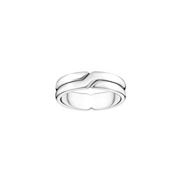 Thomas Sabo Ring Gekreuzt in silber | Gr.: 64